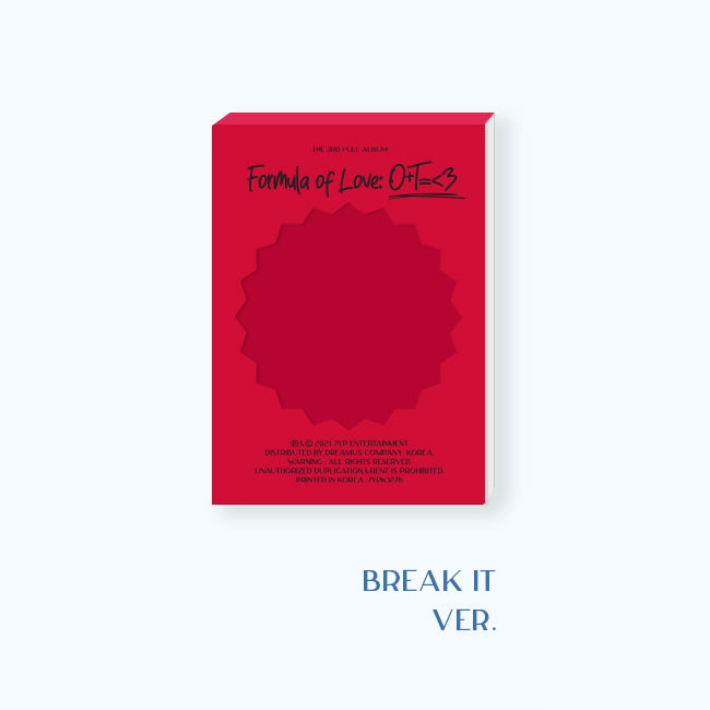 TWICE 3RD FULL ALBUM - FORMULA OF LOVE: O+T=